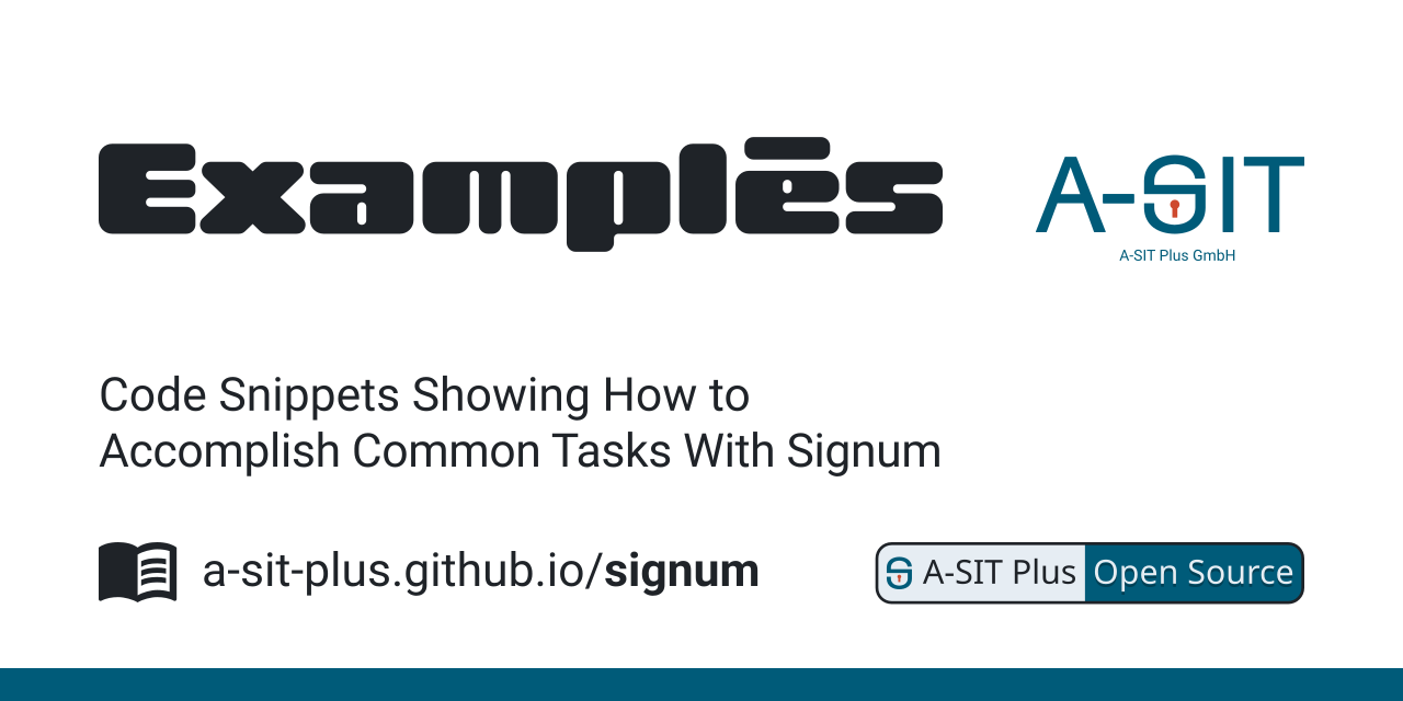 Examples - Signum